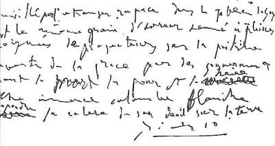 Picasso - A Creative Mind in Handwriting - Graphology World
